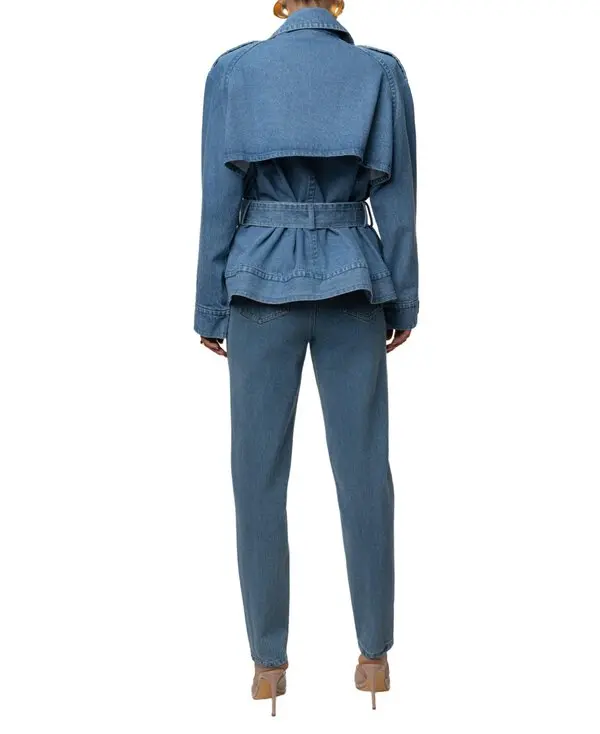 JLUXLABEL Double-breasted Jacket - Denim