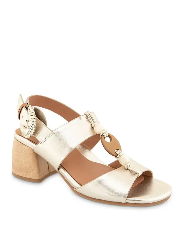 KENNETH COLE Miracle T-strap Sandals - Champagne