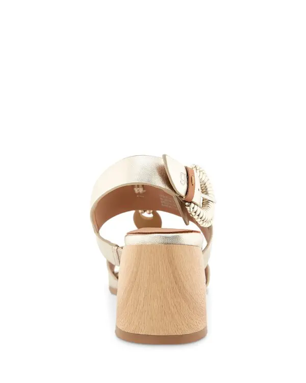 KENNETH COLE Miracle T-strap Sandals - Champagne