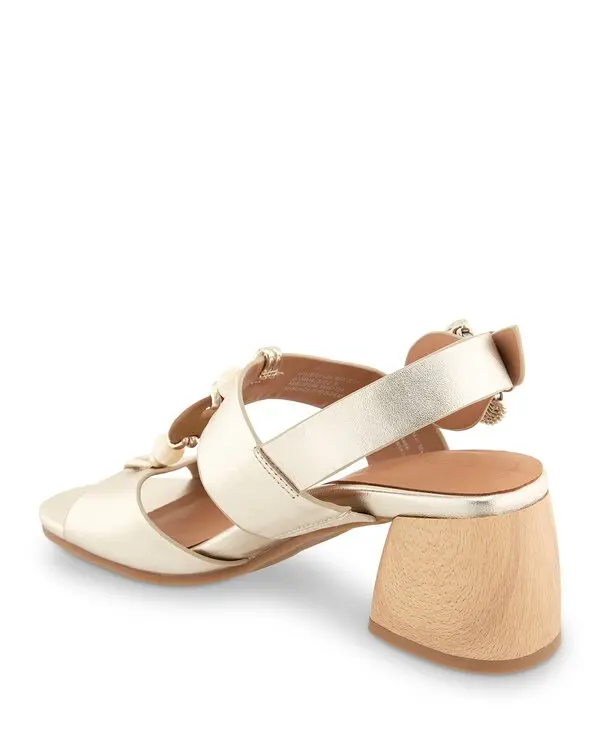 KENNETH COLE Miracle T-strap Sandals - Champagne