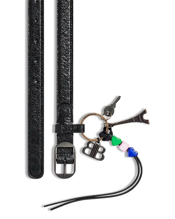 Balenciaga Le City Belt With Charms - Black