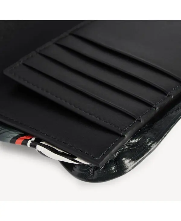 Balenciaga Chips Passport Holder - Black