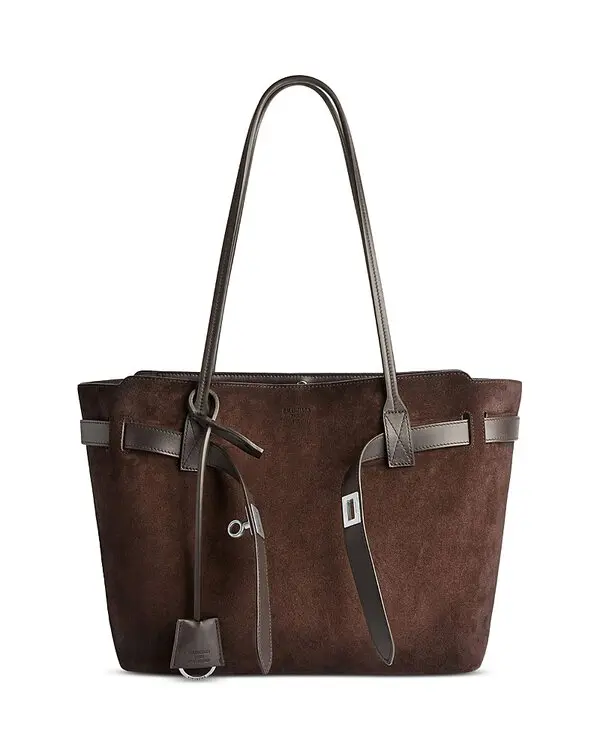 Balenciaga Bel Air Medium Tote Bag - Light Espresso