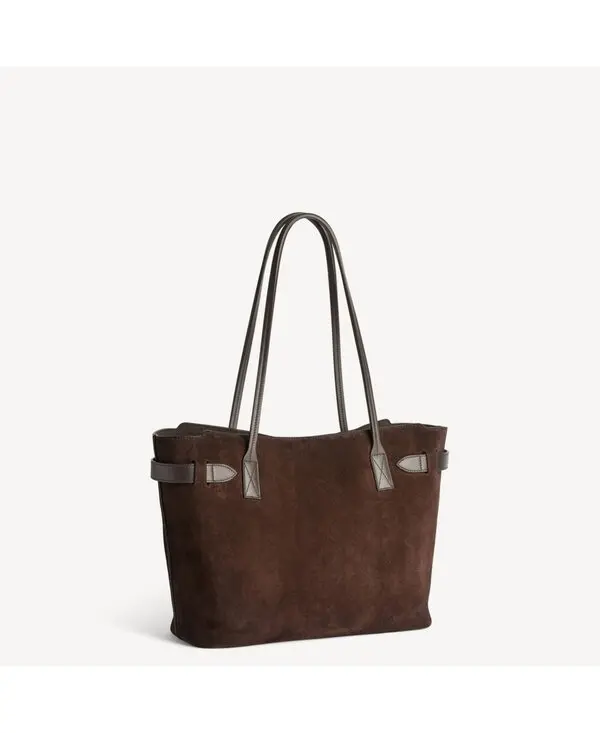 Balenciaga Bel Air Medium Tote Bag - Light Espresso