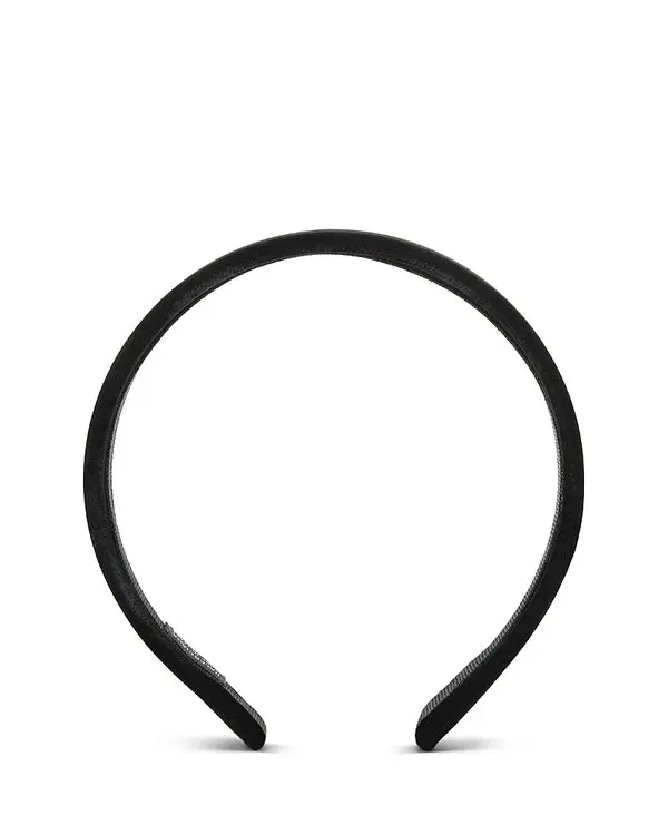 Balenciaga Holli Flat Headband - Black/shiny Silver