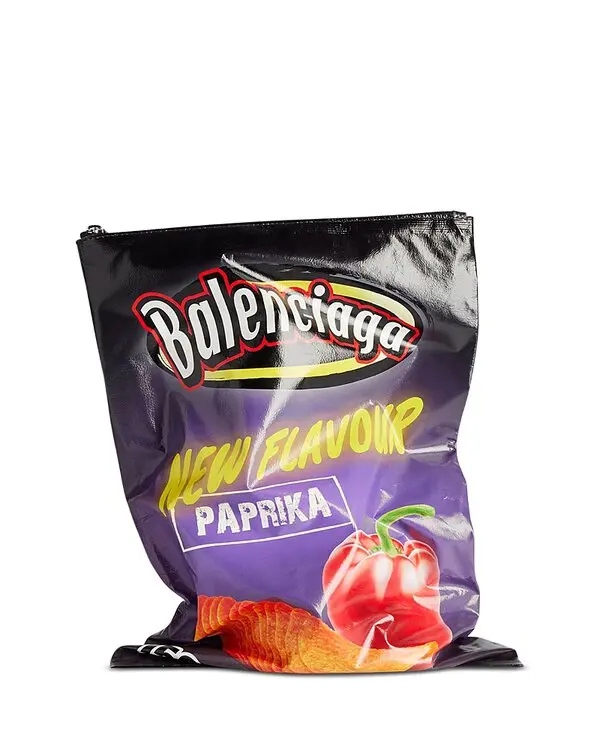 Balenciaga Chips Bag - Paprika