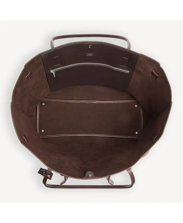 Balenciaga Bel Air Tote Bag Large - Light Espresso