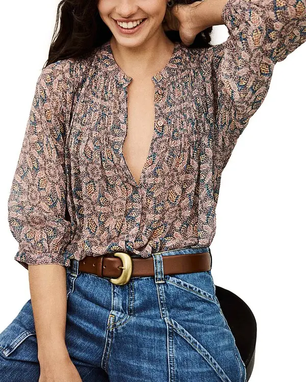 Ba&sh Tazio Blouse - Blue