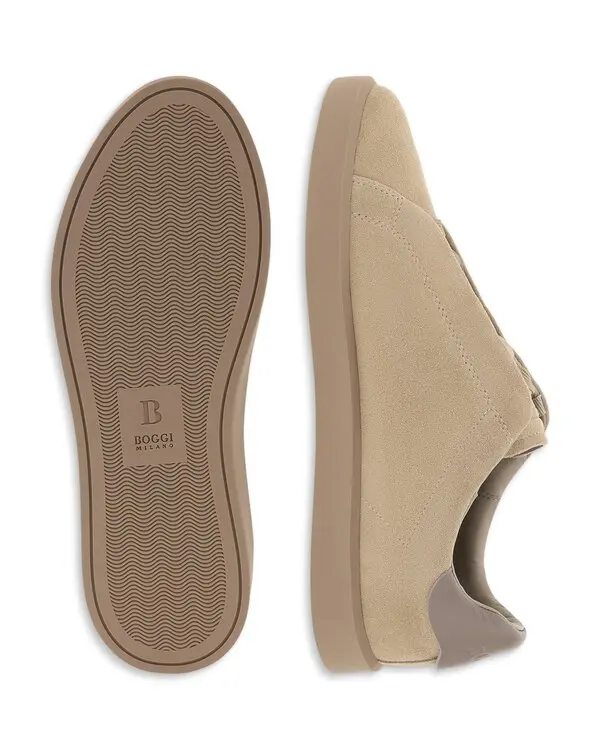 Boggi Milano Suede Leather Sneakers