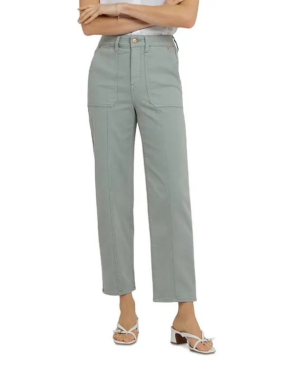 NYDJ Kasey Stovepipe Ankle Pants - Mistletoe