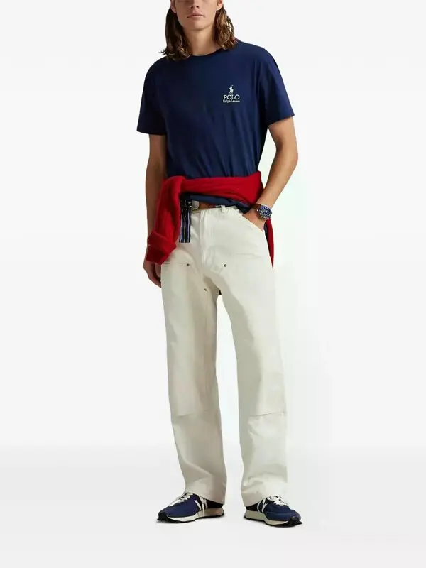 Polo Ralph Lauren Logo-detail Cotton T-shirt - Blue