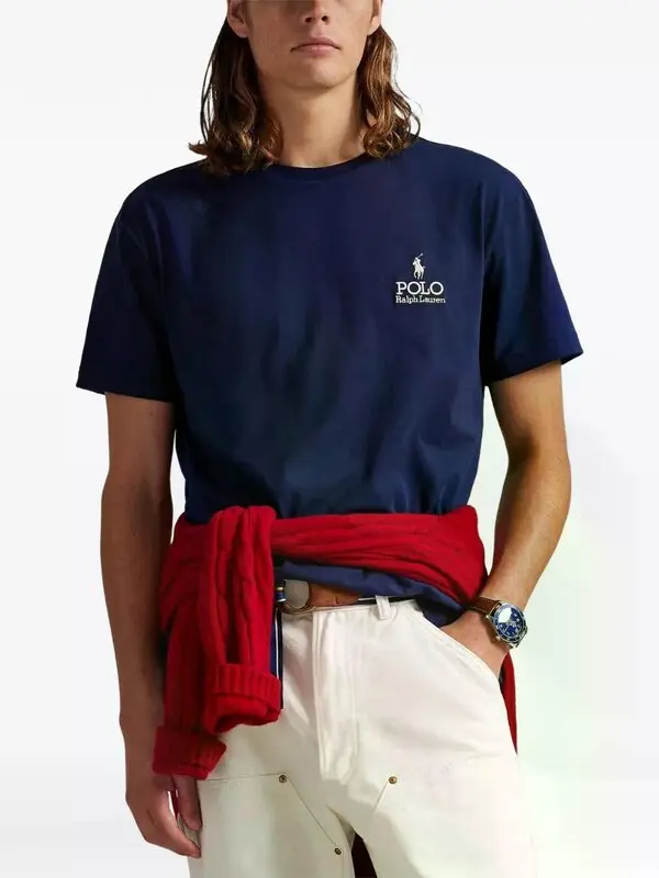 Polo Ralph Lauren Logo-detail Cotton T-shirt - Blue