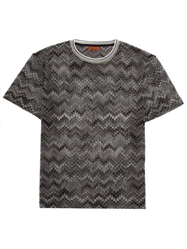 Missoni T-shirt In Cotone - Multicolour