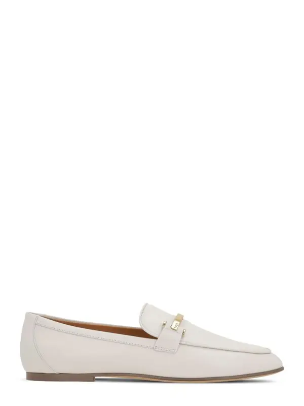 TOD'S Leather Loafer - White