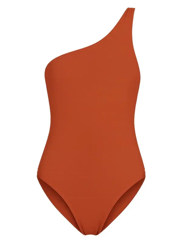 LIDO One-shoulder Swimsuit - Orange