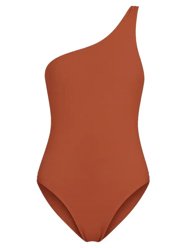 LIDO One-shoulder Swimsuit - Orange