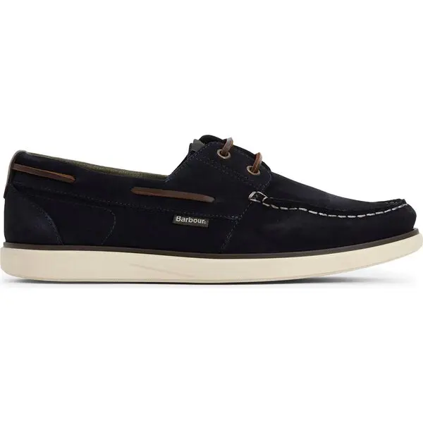 Barbour Rothley Boat Shoe - Navy Suede