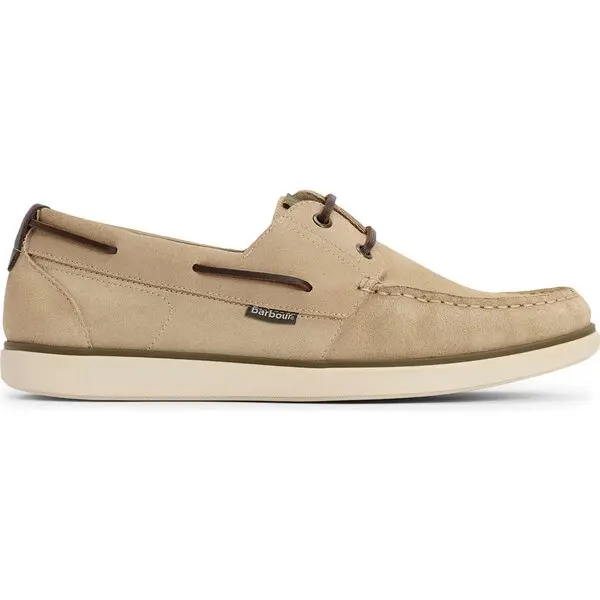 Barbour Rothley Boat Shoe - Taupe Suede