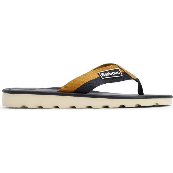 Barbour Harker Flip Flop - Navy/ochre