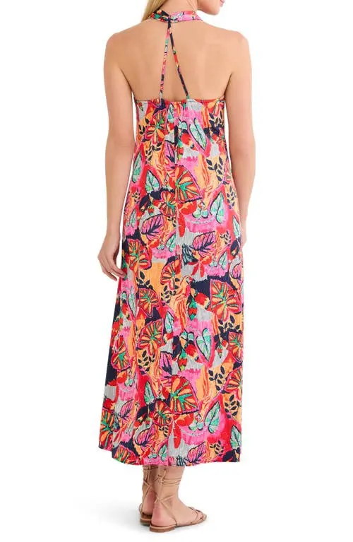 NIC+ZOE Kauai Garden Lorin Halter Neck Dress