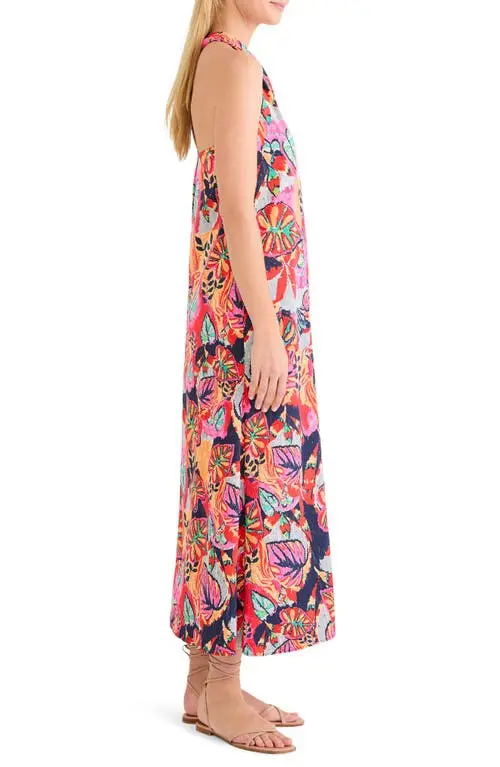 NIC+ZOE Kauai Garden Lorin Halter Neck Dress