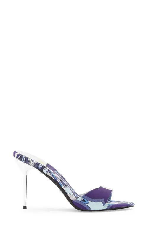 Jeffrey Campbell Ce-soire Slide Sandal - Blue Multi