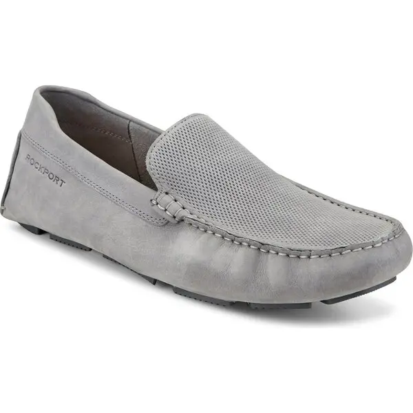 Rockport Rodger Driving Loafer - Light Gray
