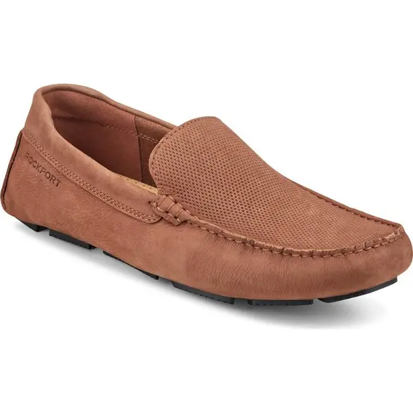 Rockport Rodger Driving Loafer - Medium Natural