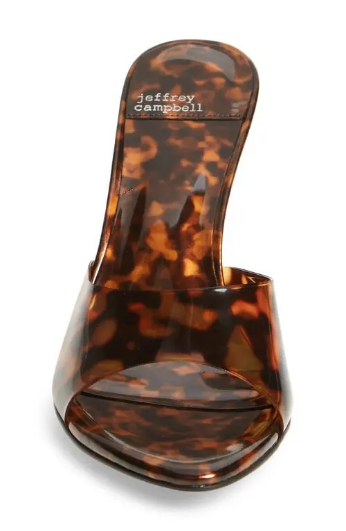 Jeffrey Campbell Agent Slide Sandal - Tortoise