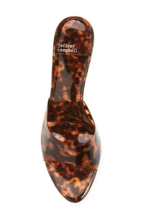 Jeffrey Campbell Agent Slide Sandal - Tortoise
