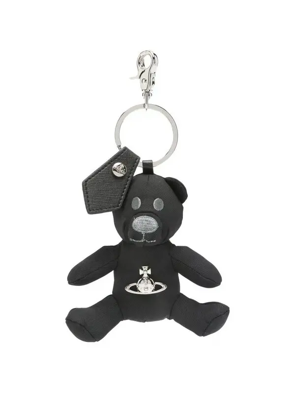 VIVIENNE WESTWOOD Teddy-pendant Keyring - Black