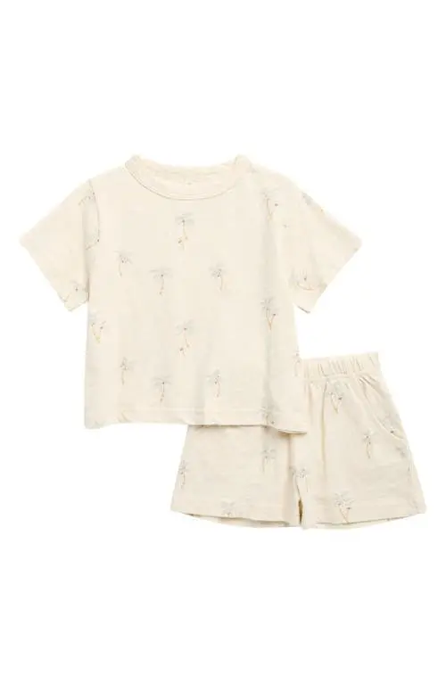 RYLEE + CRU Palms Shirt & Bloomers Set - Natural