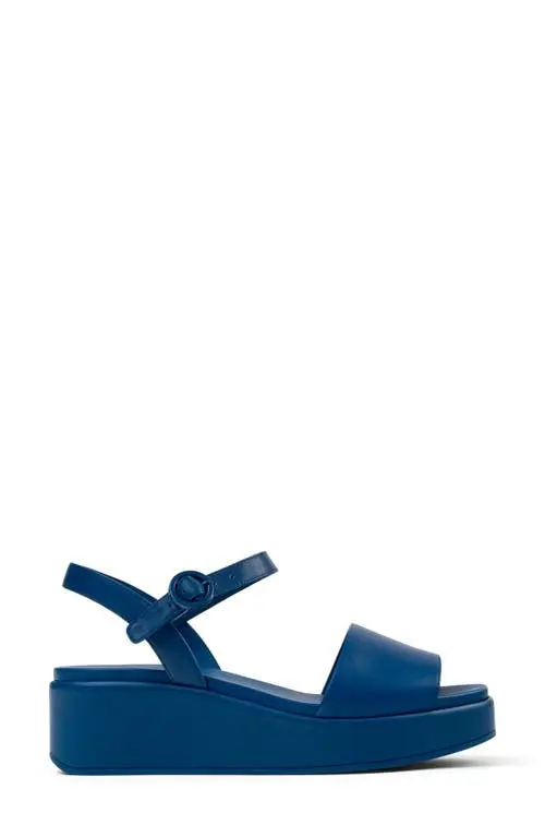 Camper Misia Platform Sandal - Navy