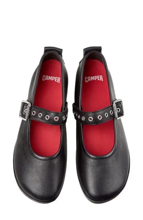 Camper Right Nina Ballerina Flat - Black