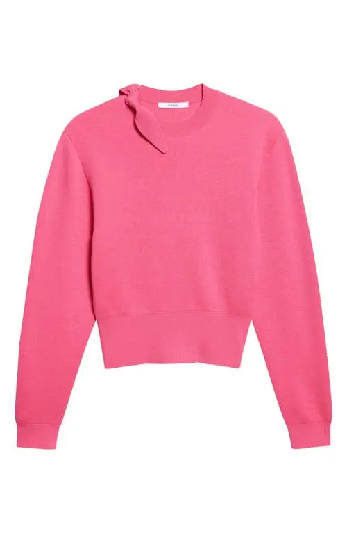 Givenchy Bow Detail Crewneck Sweater - Fuchsia