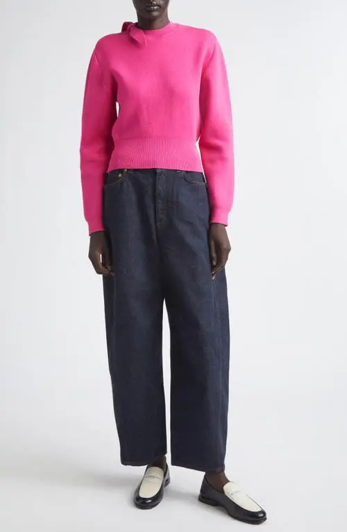 Givenchy Bow Detail Crewneck Sweater - Fuchsia