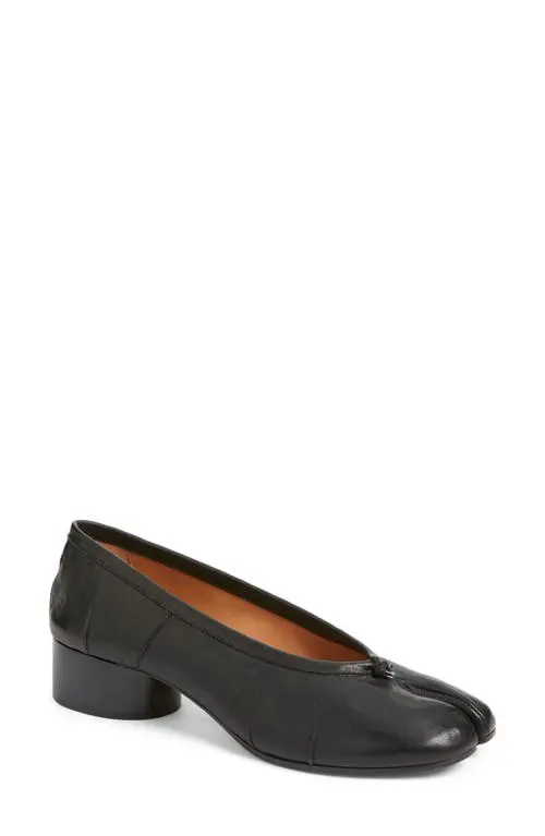 MAISON MARGIELA Tabi Ballerina Pump - Black
