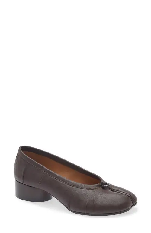 MAISON MARGIELA Tabi Ballerina Pump - Moka Brown