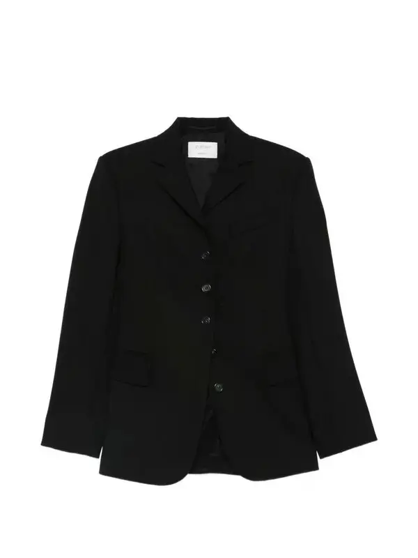 Max Mara Cosetta Buttoned Blazer - Black