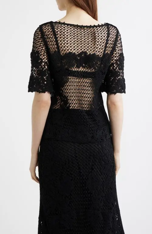 Kobi Halperin Magnolia Cotton Top - Black