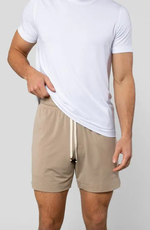 LEISURE LAB T-short Casual Shorts - Dune