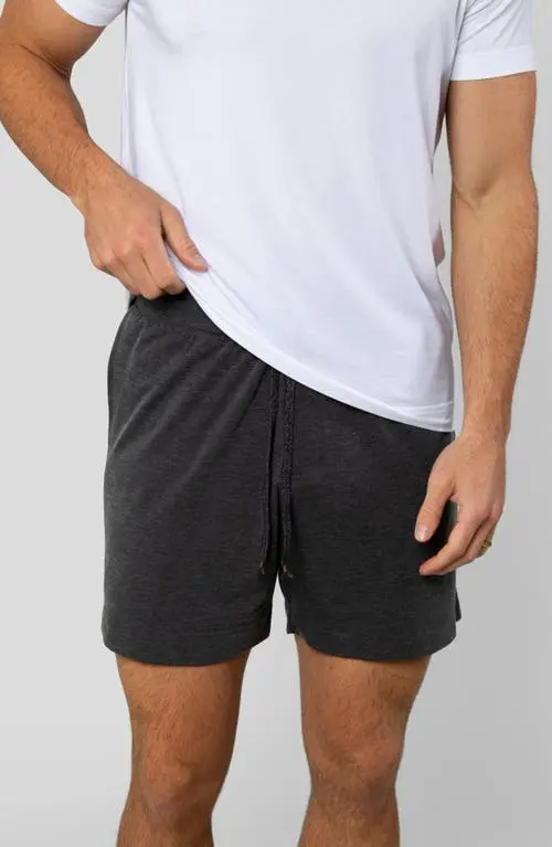 LEISURE LAB T-short - Heathered Black