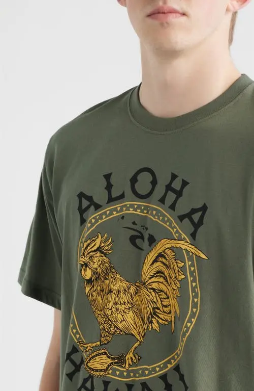 Rip Curl Aloha Hawaii Roster Cotton Graphic T-shirt