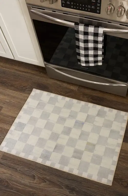 MACKENZIE-CHILDS Check Washable Rug
