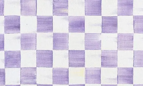 MACKENZIE-CHILDS Checkerboard Machine Washable Runner Rug