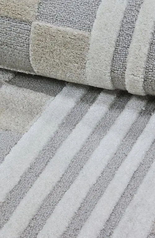 MACKENZIE-CHILDS Light Tonal Check Rug