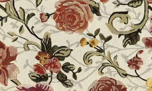 MACKENZIE-CHILDS Golden Peonies Rug