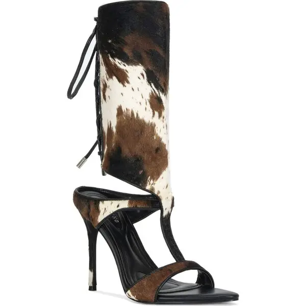 AZALEA WANG Boudier Calf Hair Sandal - Cow