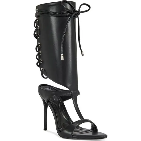 AZALEA WANG Bohdi Ankle Cuff Sandal - Black