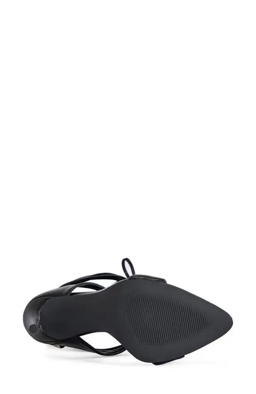 AZALEA WANG Bohdi Ankle Cuff Sandal - Black